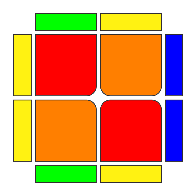 2x2 CLL Algorithms CLL 16 Pi Algorithm